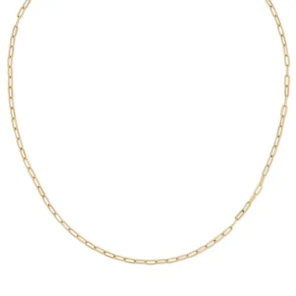 Maya Brenner Designs Elet Short Link Chain 18 - Gold