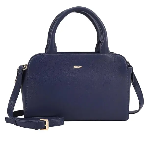 Paul Costelloe Giselle Leather Crossbody Bag - Blue