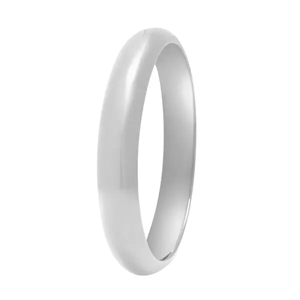 NIALAYA JEWELRY Classic 12mm Round Bangle - Silver