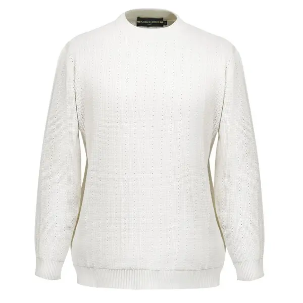 SMART AND JOY Textured Knit Jumper - White