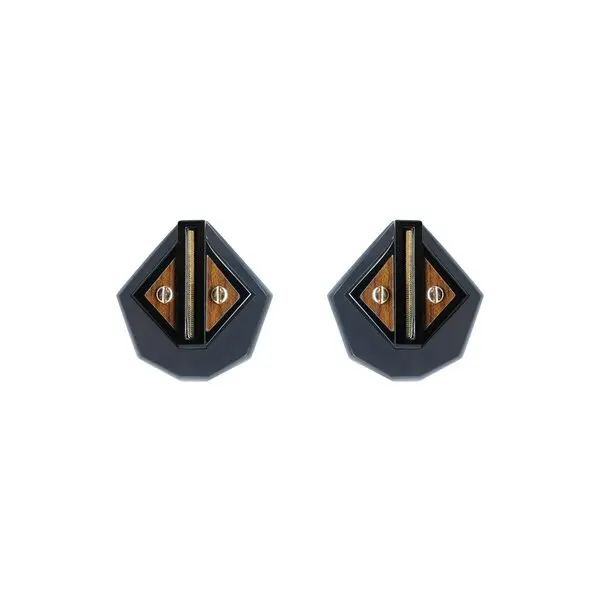 GISSA BICALHO Black / Grey Earring Short Clef Smoked - Black/grey