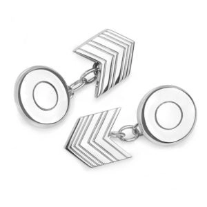 LUCY QUARTERMAINE Arrow Cufflinks - Silver