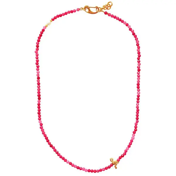 SMILLA BRAV Necklace Flamingo - Pink
