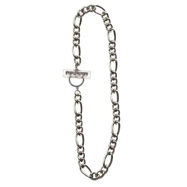 IOSTUDIO Glam Chain Mantel Necklace - Silver