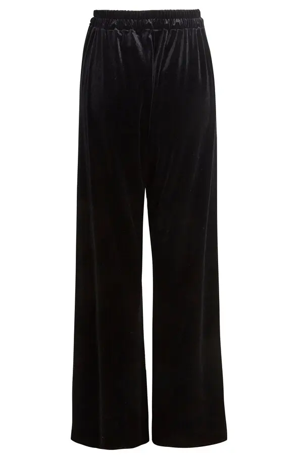 SARVIN High-waisted Velvet Trousers