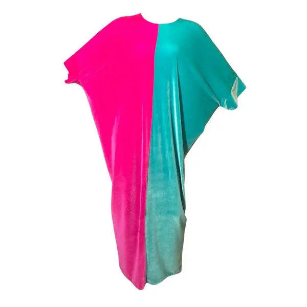 JULIA CLANCEY Mama Mia Hotty Azure Kaftan & Turban Set