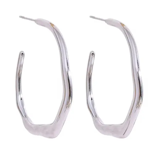 SMILLA BRAV Hoop Earrings Anna - Silver