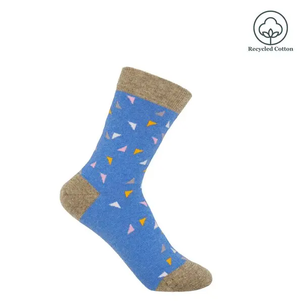 PEPER HAROW - MADE IN ENGLAND Trilateral Socks - Blue