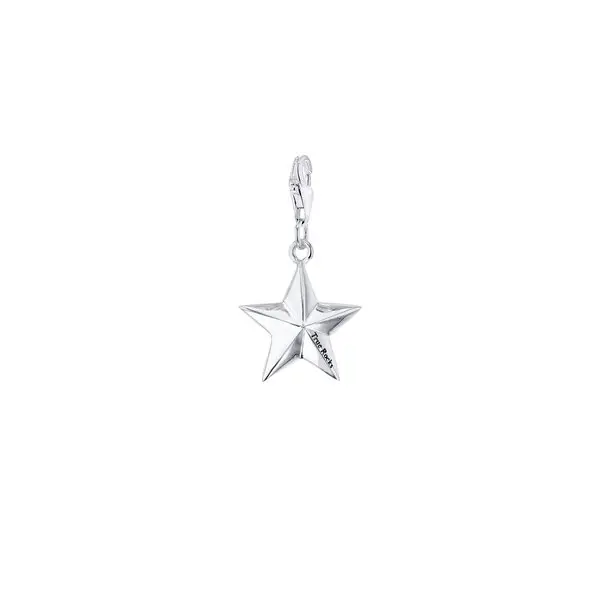 TRUE ROCKS Sterling Mini Star Charm - Silver