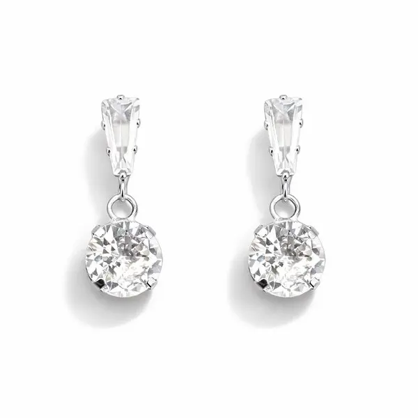 MAISON DE GALA Crystal Drop Elegance Earrings