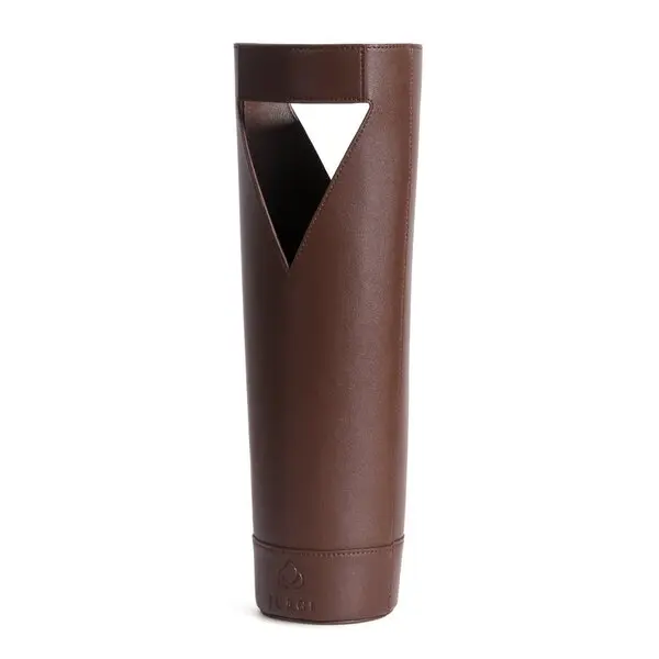 JURGI BRAND Leather Wine Carrier - Brown