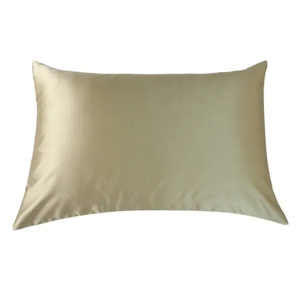 SOFT STROKES SILK Luxury Pure Mulberry Silk Pillowcase - Brown