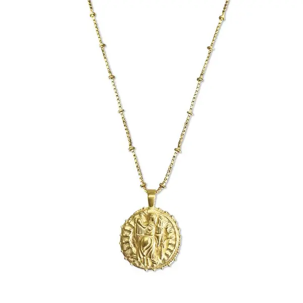 RIZE Virgo Zodiac Manifesting Necklace *double Sided* Vermeil - Gold