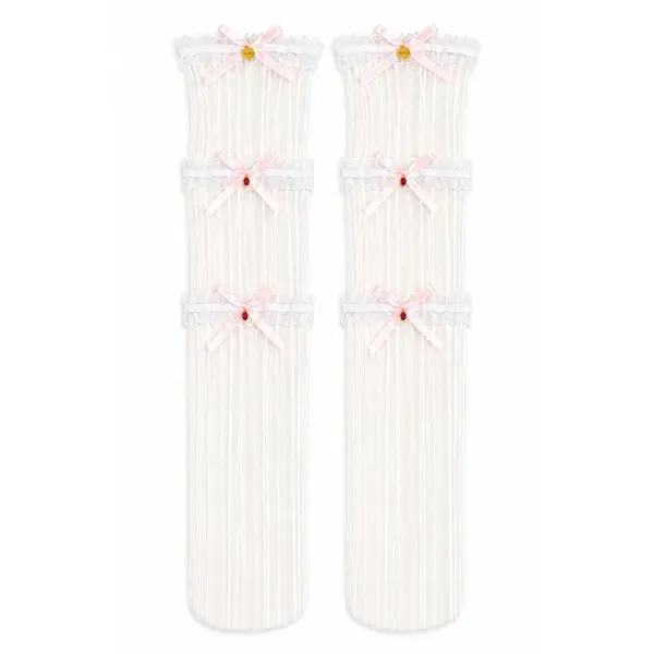 ADIBA Garnet Ribbon Calf Socks