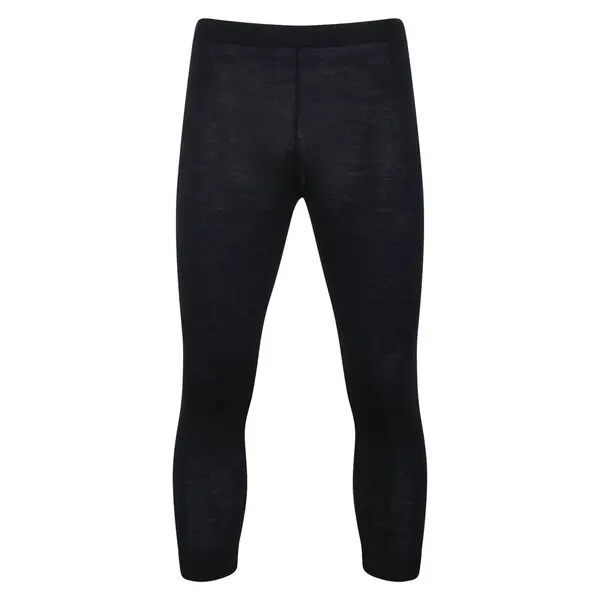 PAUL JAMES KNITWEAR Heavyweight Merino Activewear Zelios Thermal Bottoms - Black