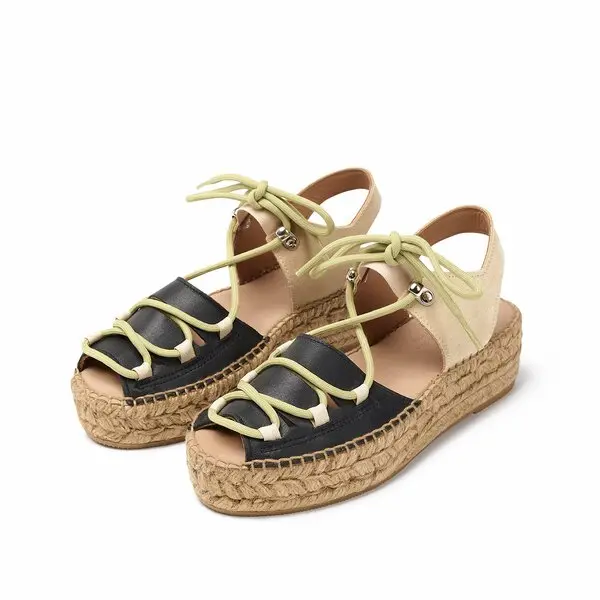 NAGUISA Espadrilles Cima -ecru - Black