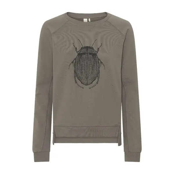 GROBUND The Organic Sweatshirt Martha Beetle - Brown