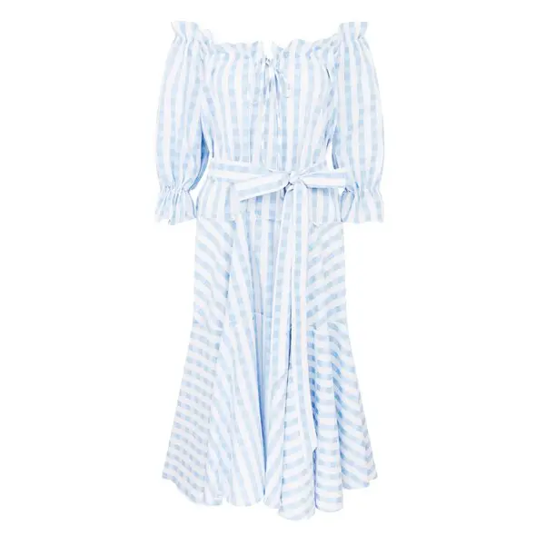 LISA THE LABEL La La Pyjama Babydoll Dress - Blue