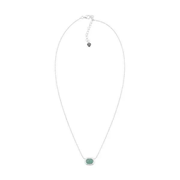 UCHI & SOTO Enso Amazonite & 925 Sterling Necklace - Silver