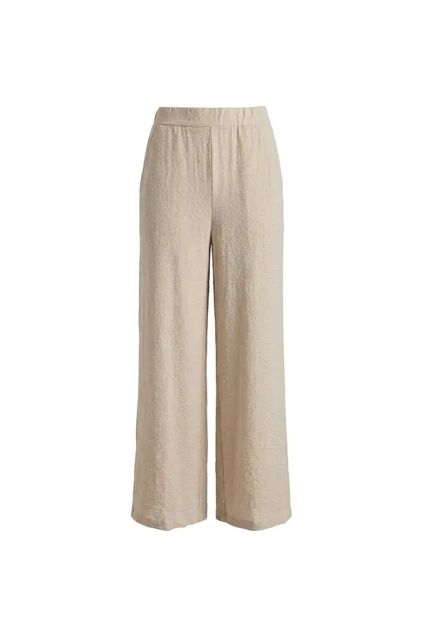 JAMES LAKELAND Relaxed Pull-on Trousers – Oatmeal - Brown