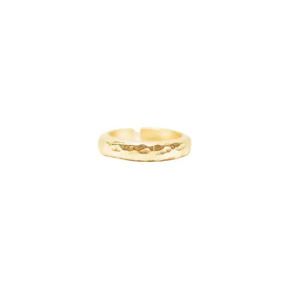 LES REINES The Classy Adjustable Ring 24k Plated - Gold