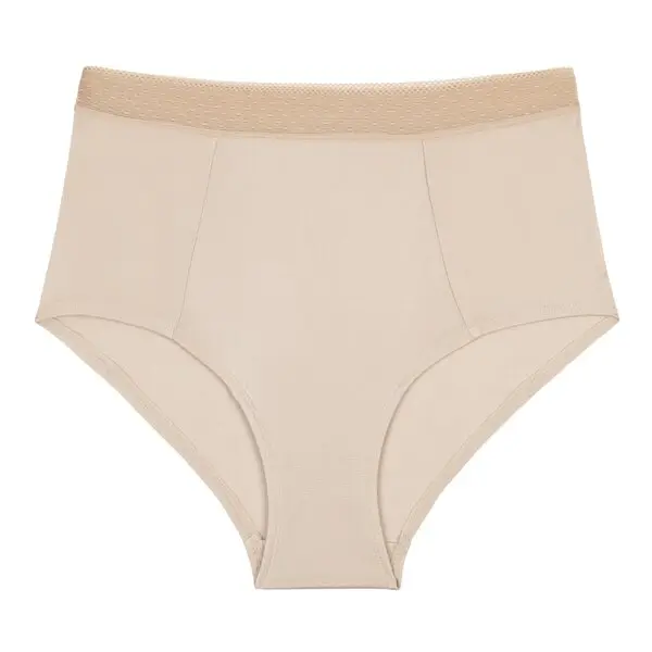 Uwila Warrior Neutrals High Waisted Soft Silk Briefs Smoke Grey - Gray