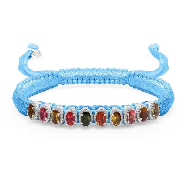 CARAVAN OF STONES Baby Mini Lisse Bracelet - Blue