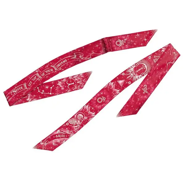 SILK&SOUL Aries Zodiac Twilly - Red