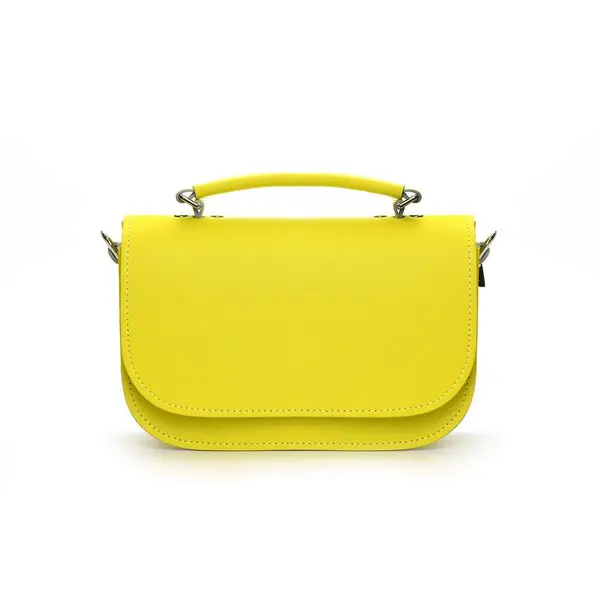 ZATCHELS Aura Handmade Leather Bag Daffodil - Yellow