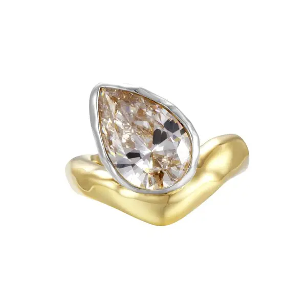 ONEWILDONE Silver / Gold Perfectly Imperfect Ring - Silver/gold