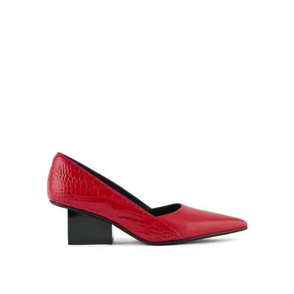 United Nude Raila Pump- Crimson - Red