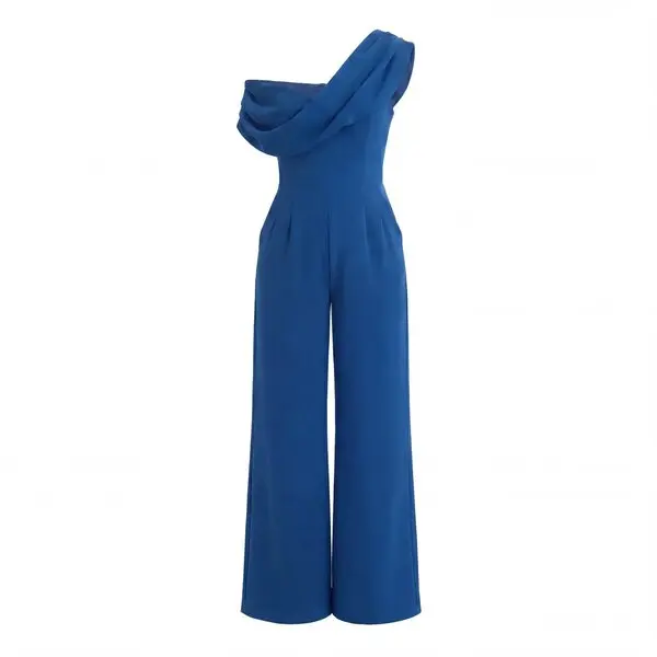 ATOM LABEL Venice Jumpsuit In Cobalt - Blue