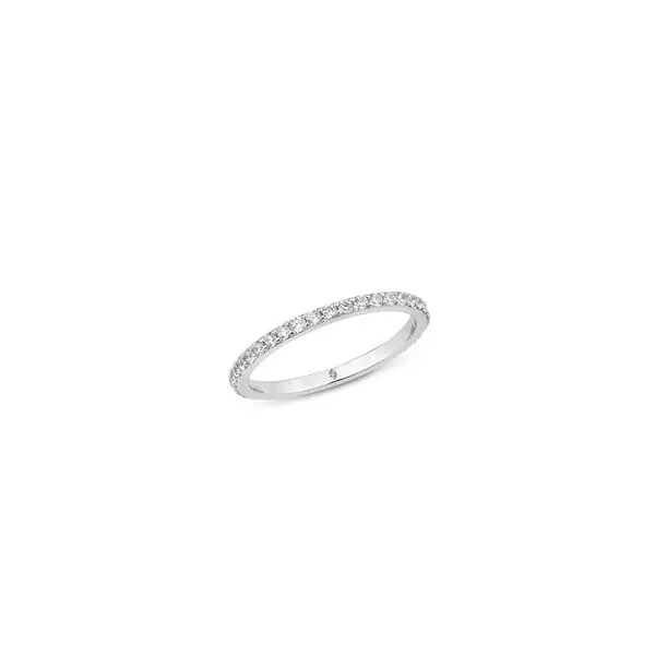 SALLY SKOUFIS White / Silver Highbeam Midi Ring With Made Cz Diamond Stimulant In Sterling Silver - White/silver