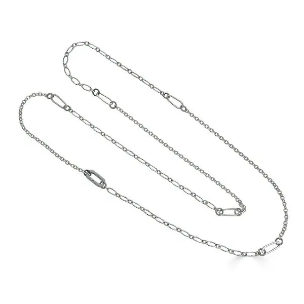 LONI PAUL JEWELRY Delicate Long Layering Necklace - Silver