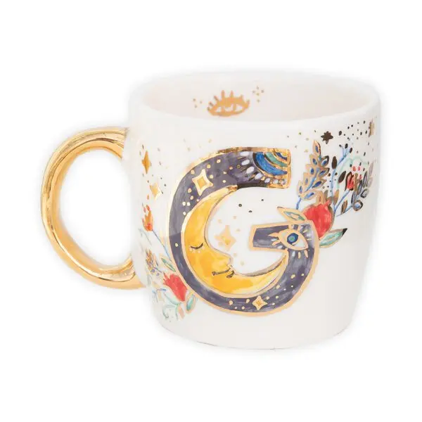 SHERIE BOUTIK G Joy Alphabet Mug Sb X Wb - Yellow