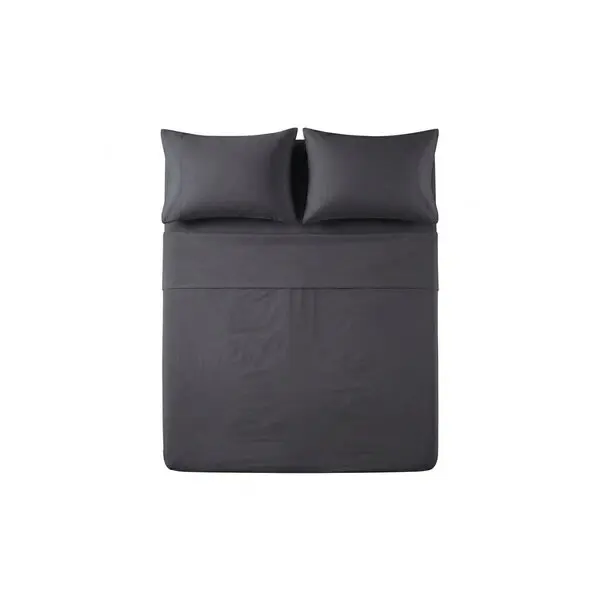 PURE PARIMA Ultra Percale Sheet Set Carbon