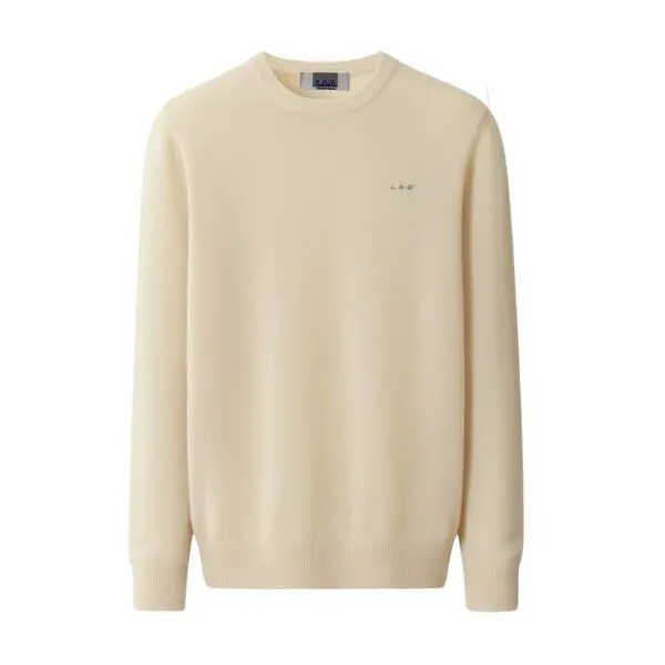 LONDON ATELIER BYPRODUCT Neutrals Mohair Classic Fit Jumper With Embroidery - Beige