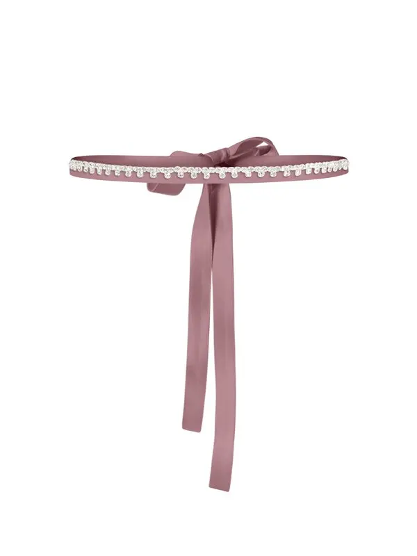 TIA DORRAINE Crystal-embellished Belt Light - Purple