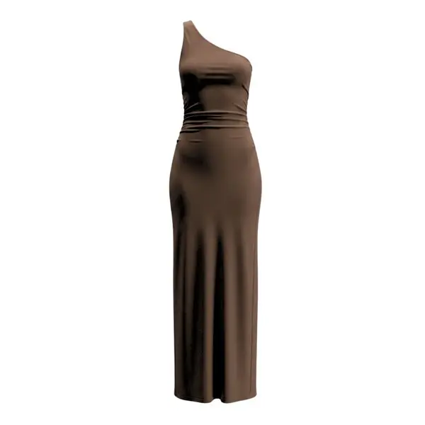 ALOMA STUDIO Séduction Maxi Dress - Brown