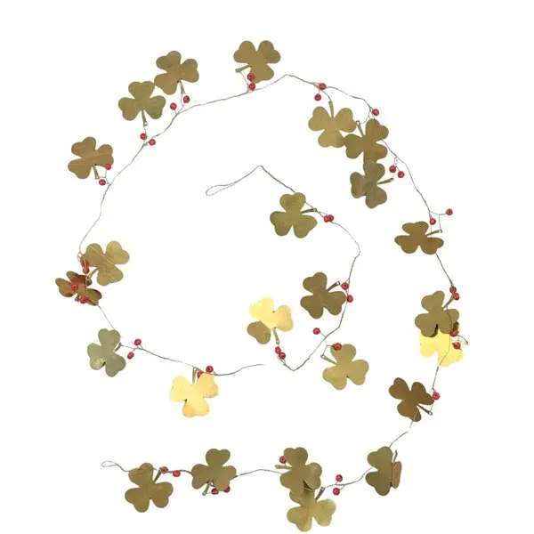 LILA RASA En Clover Garland - Gold
