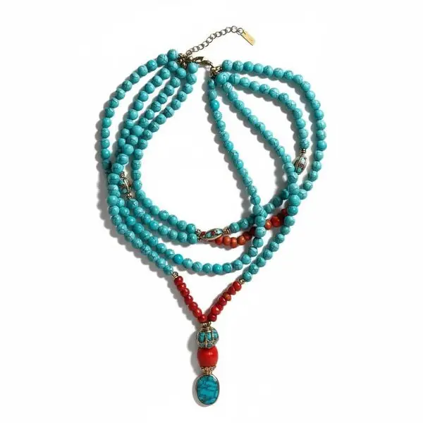 LA PLUIE JEWELLERY Augusta Mare Necklace - Blue