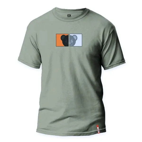 EIGHT X Attitude Street T-shirt Olive - Green