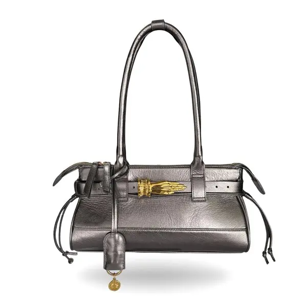 INDIGOLUSH East West Gilded Lure Shoulder Bag - Silver