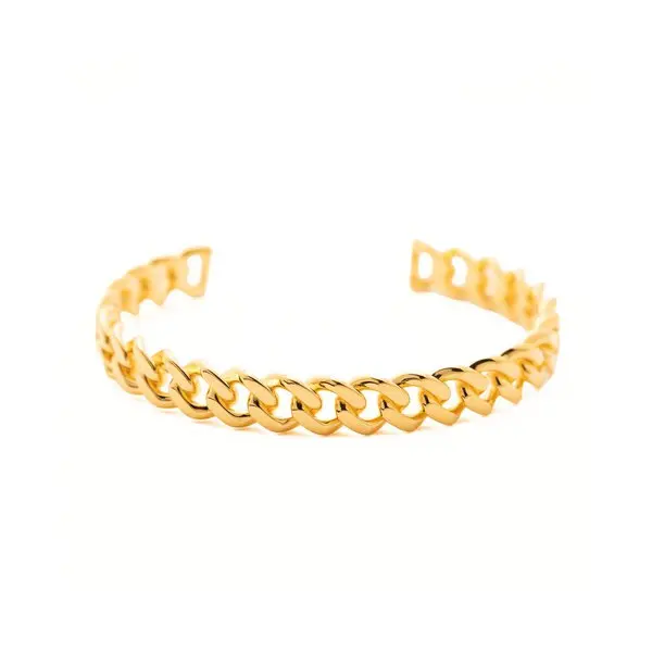 BELINDA JEWELZ Sheila Open Cuff Bangle - Gold