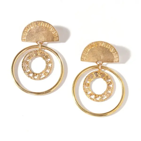 CASTLECLIFF Celeste Earring - Gold
