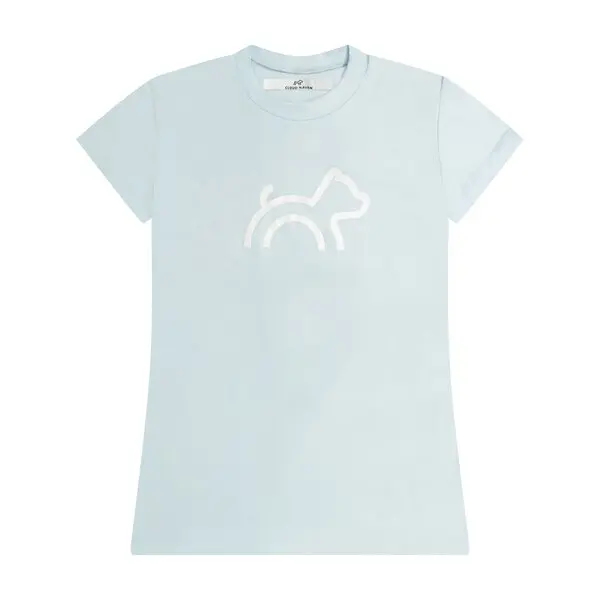 CLOUD HAVEN Official Logo T-shirt - Blue