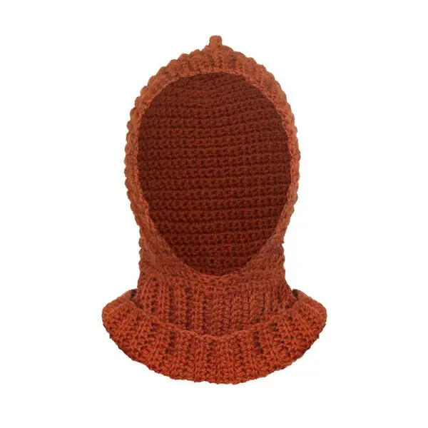 VAN BRUSSEL Nova Crochet Hood - Orange