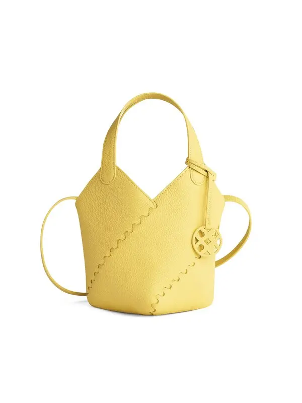 ORANGE CUBE Modern Basket Bag Lemon Tart - Yellow