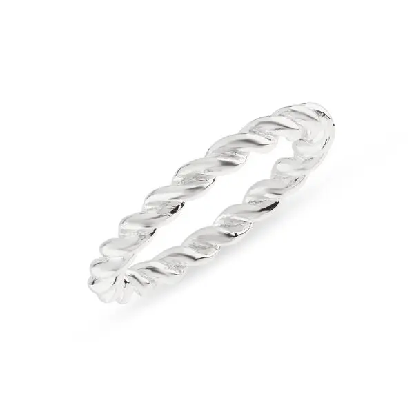 AUREE JEWELLERY Alhambra Sterling Twisted Ring - Silver