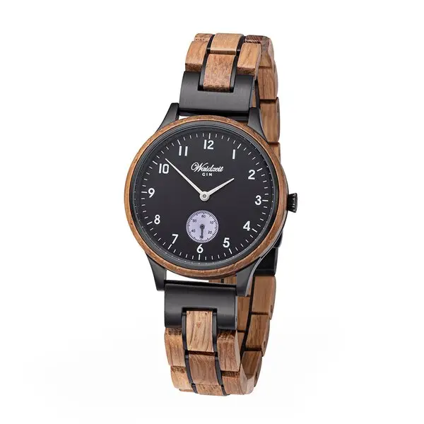 WAIDZEIT Gin Berry Wooden Strap - Black
